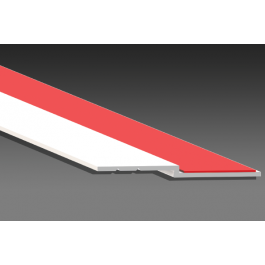 EXT100: 1" Pre-Taped Vinyl Leg Extension for L-Shape | Vinyl Visions