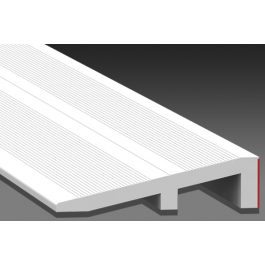 SR275: 2 3/4" x 1/2" Pre-Taped Vinyl Mini Sill Ramp | Vinyl Visions